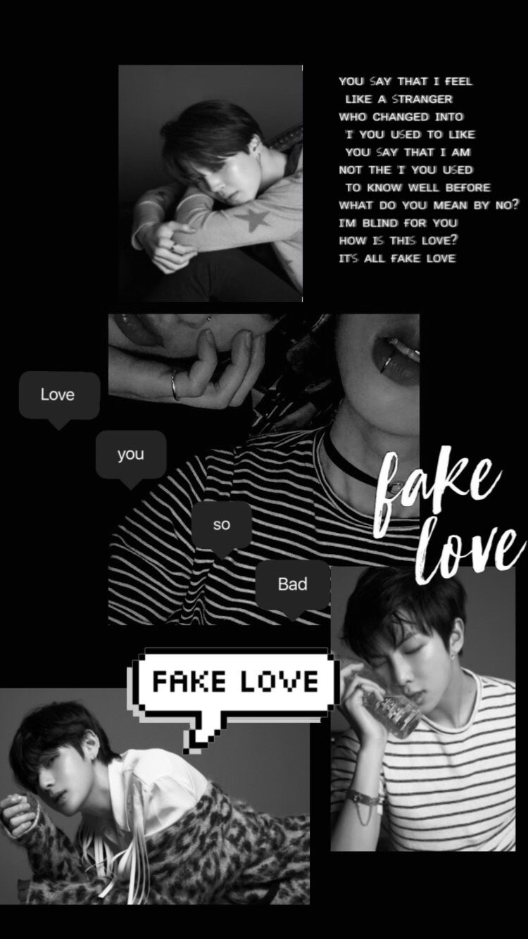 Fake Love Wallpaper